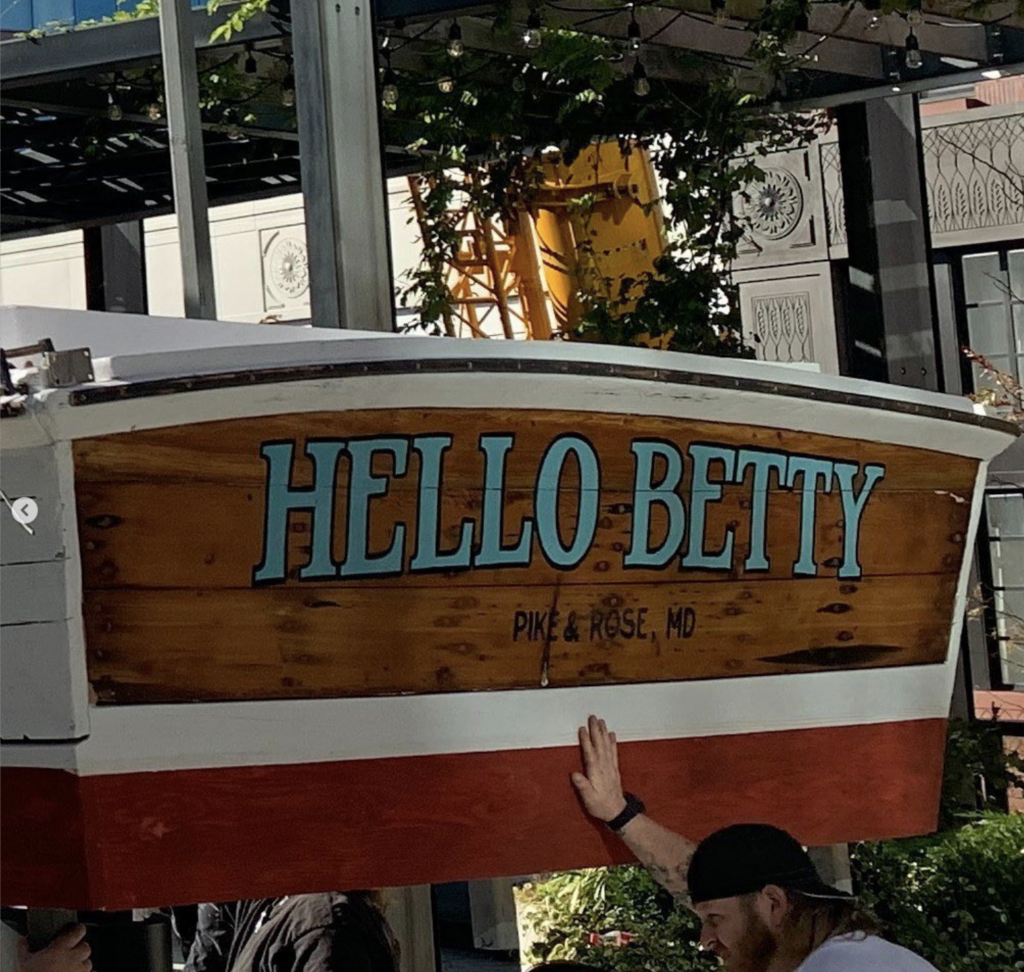 Hello Betty Restaurant Coming to Pike & Rose - The MoCo Show