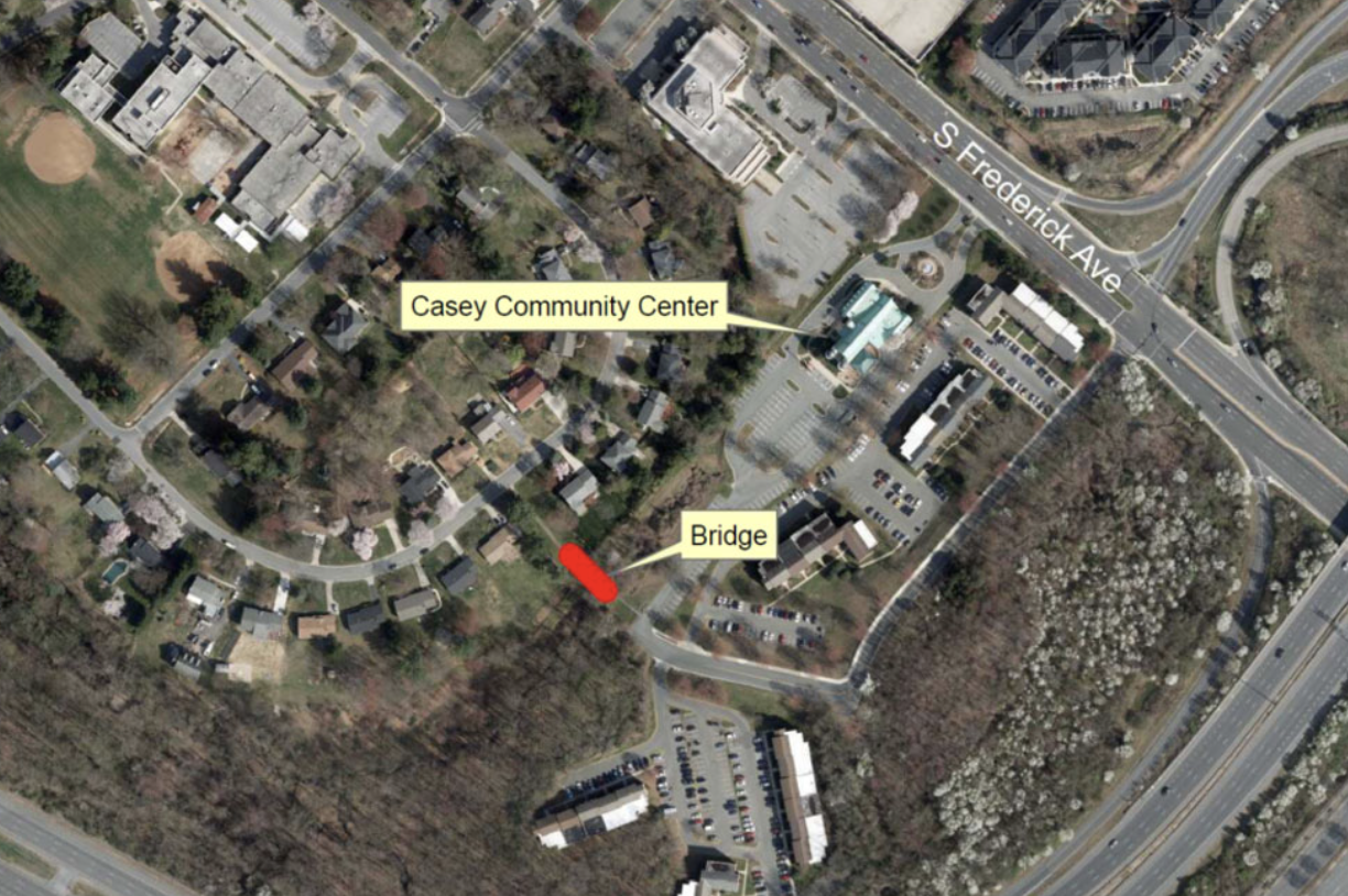 Pedestrian Bridge Located Behind Casey Community Center Will Be ...