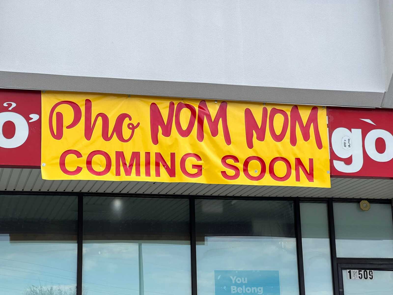 Coming Soon Signage Up At Pho Nom Nom In Gaithersburg The MoCo Show