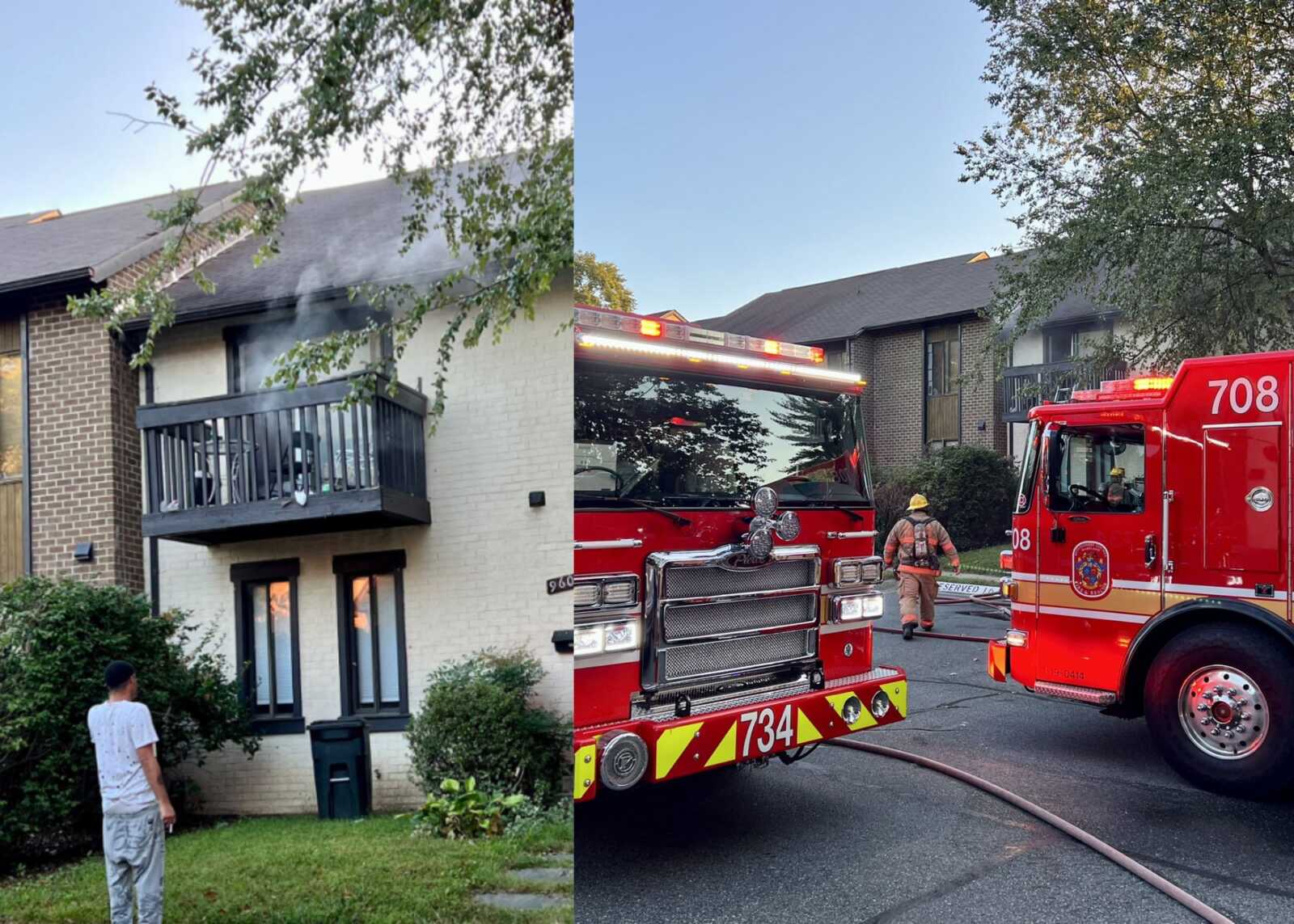 MCFRS Respond to Fire in Montgomery Village Tuesday Morning - The MoCo Show