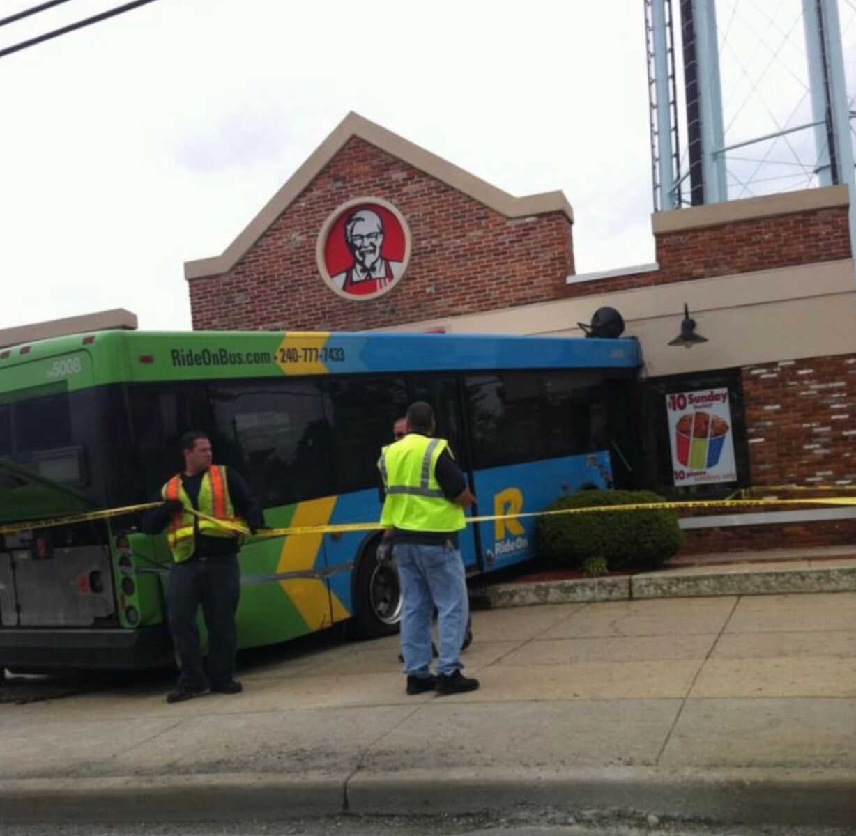 Ride On Bus Driven Into House On Wednesday Was Same Bus Driven Into ...