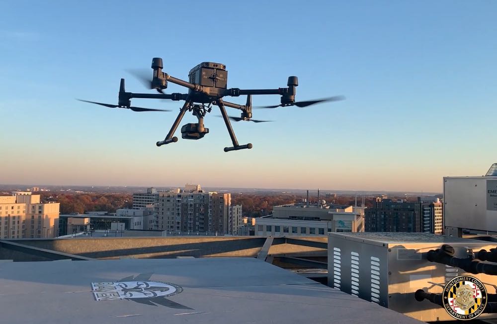 MCPD Launches Second Drone as First Responder in Wheaton - The MoCo Show