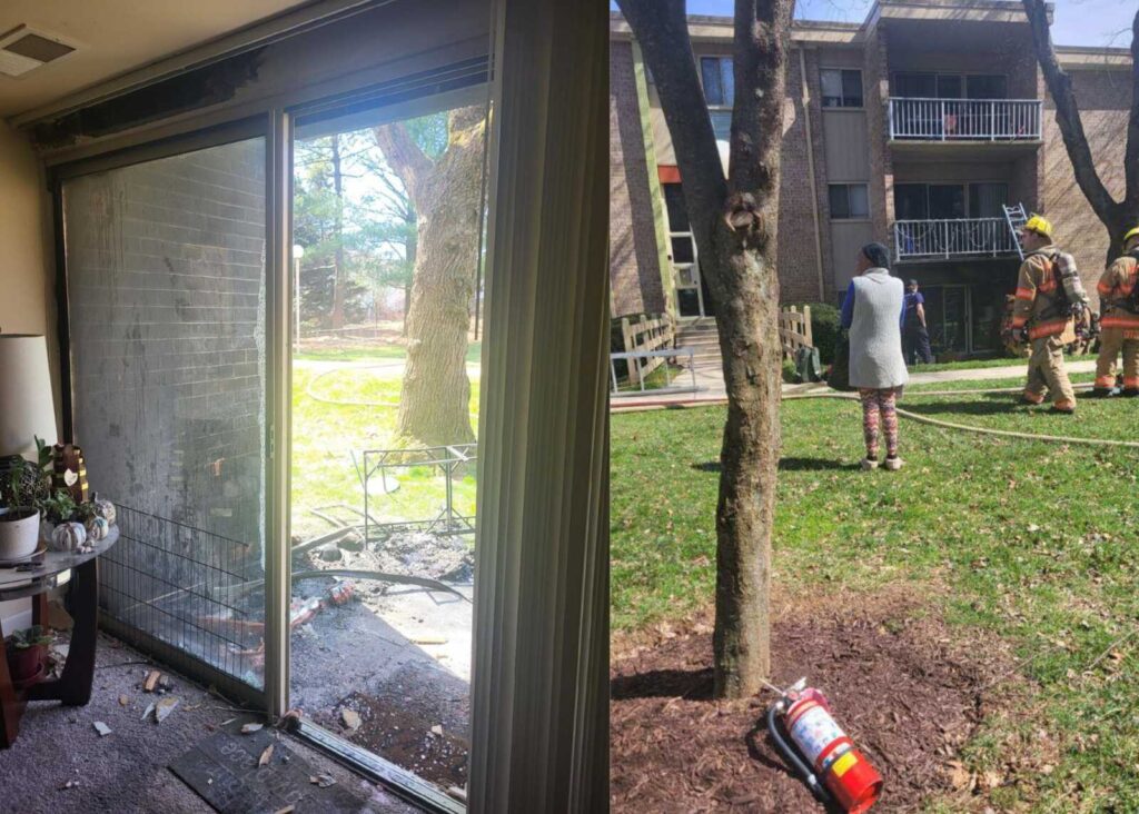 Firefighters Respond to Balcony Fire in Gaithersburg - The MoCo Show