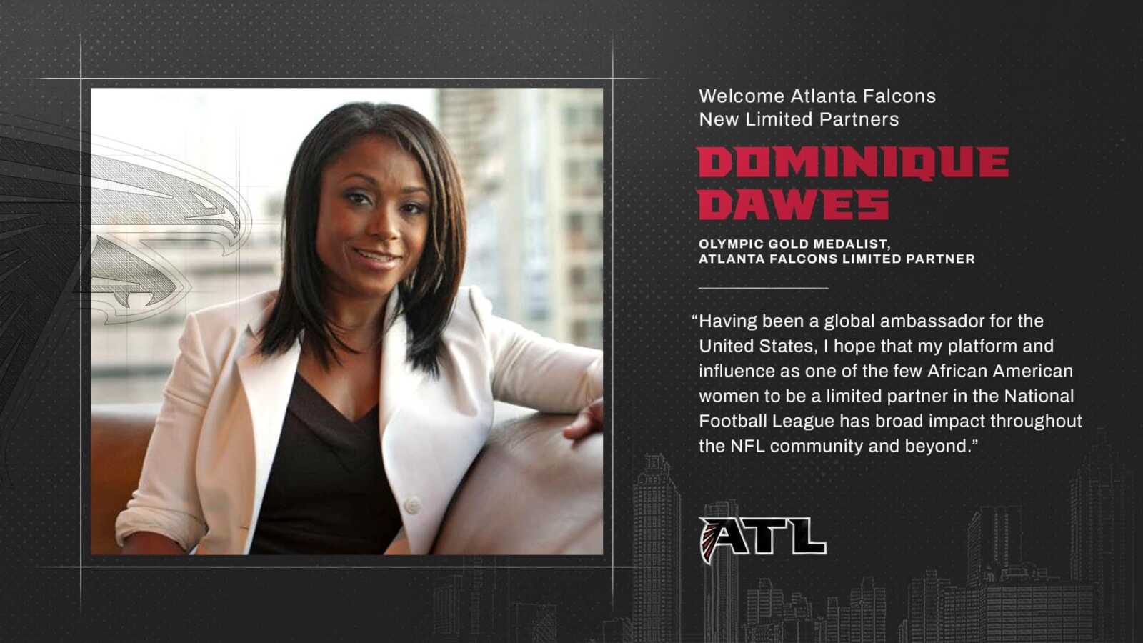 MoCo Native Dominique Dawes Becomes Part Owner of the NFL’s Atlanta ...