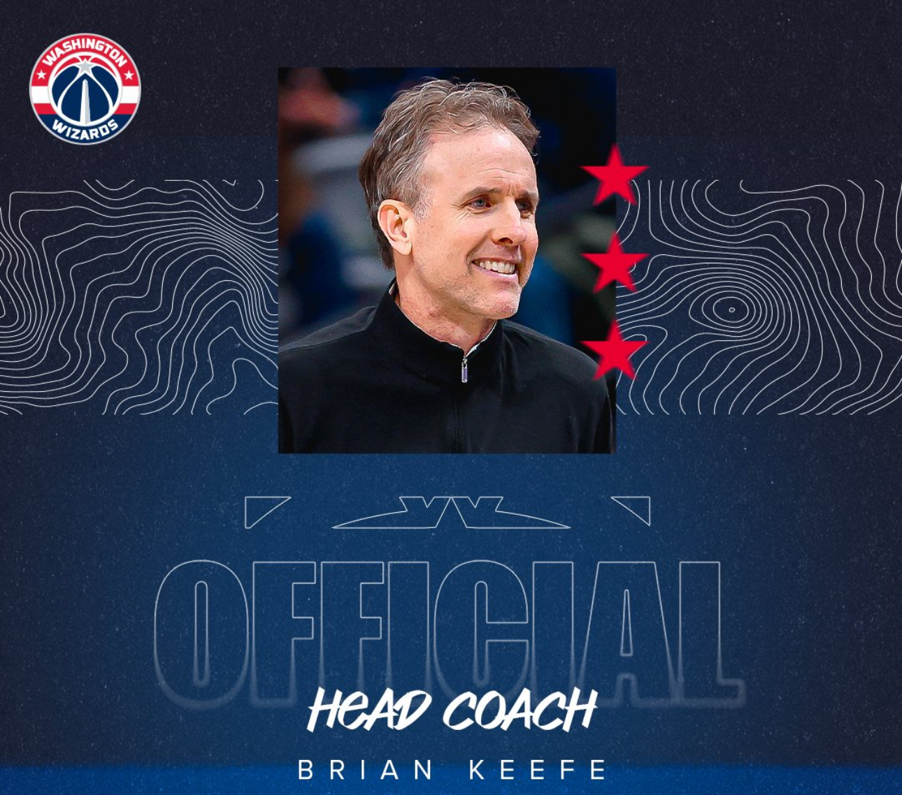 Wizards Officially Announce Brian Keefe as the 26th Head Coach in ...