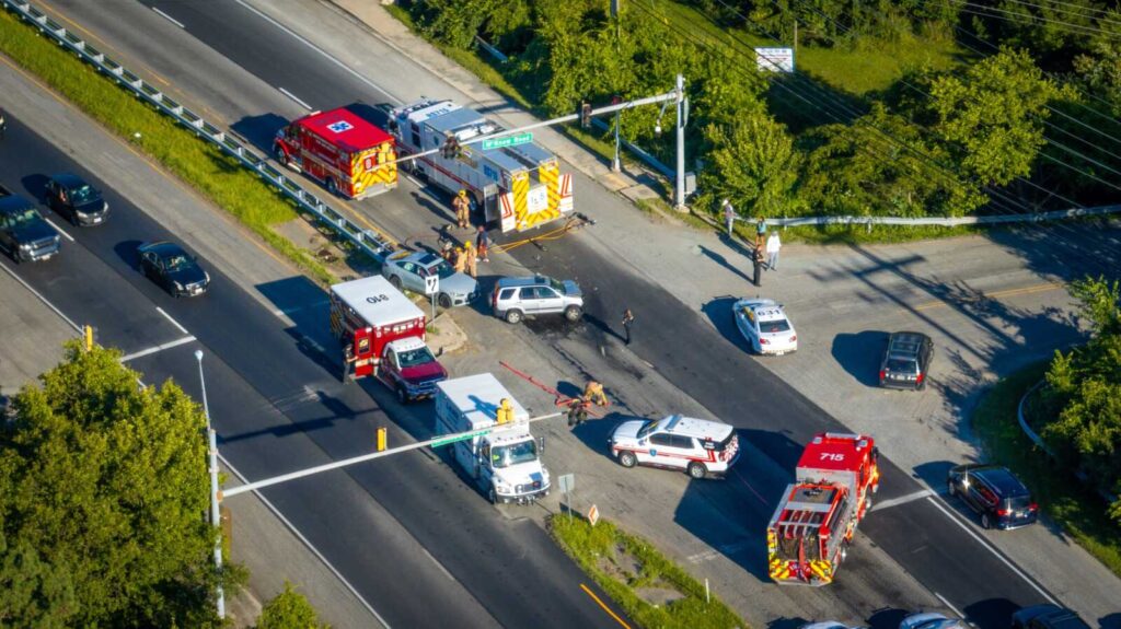 MCFRS Respond to Multi-Vehicle Crash With Multiple Patients Sunday ...