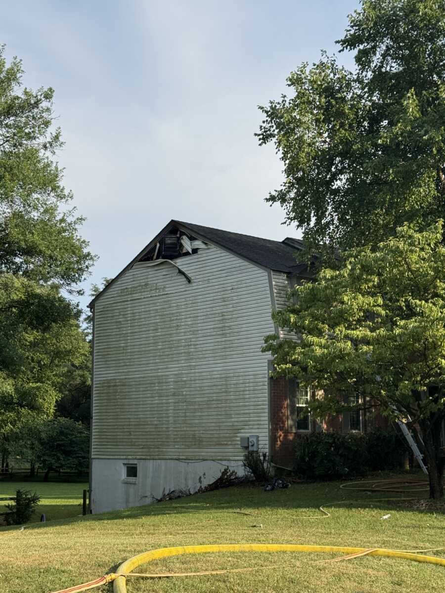 House Struck By Lightning During Thunderstorm - The MoCo Show